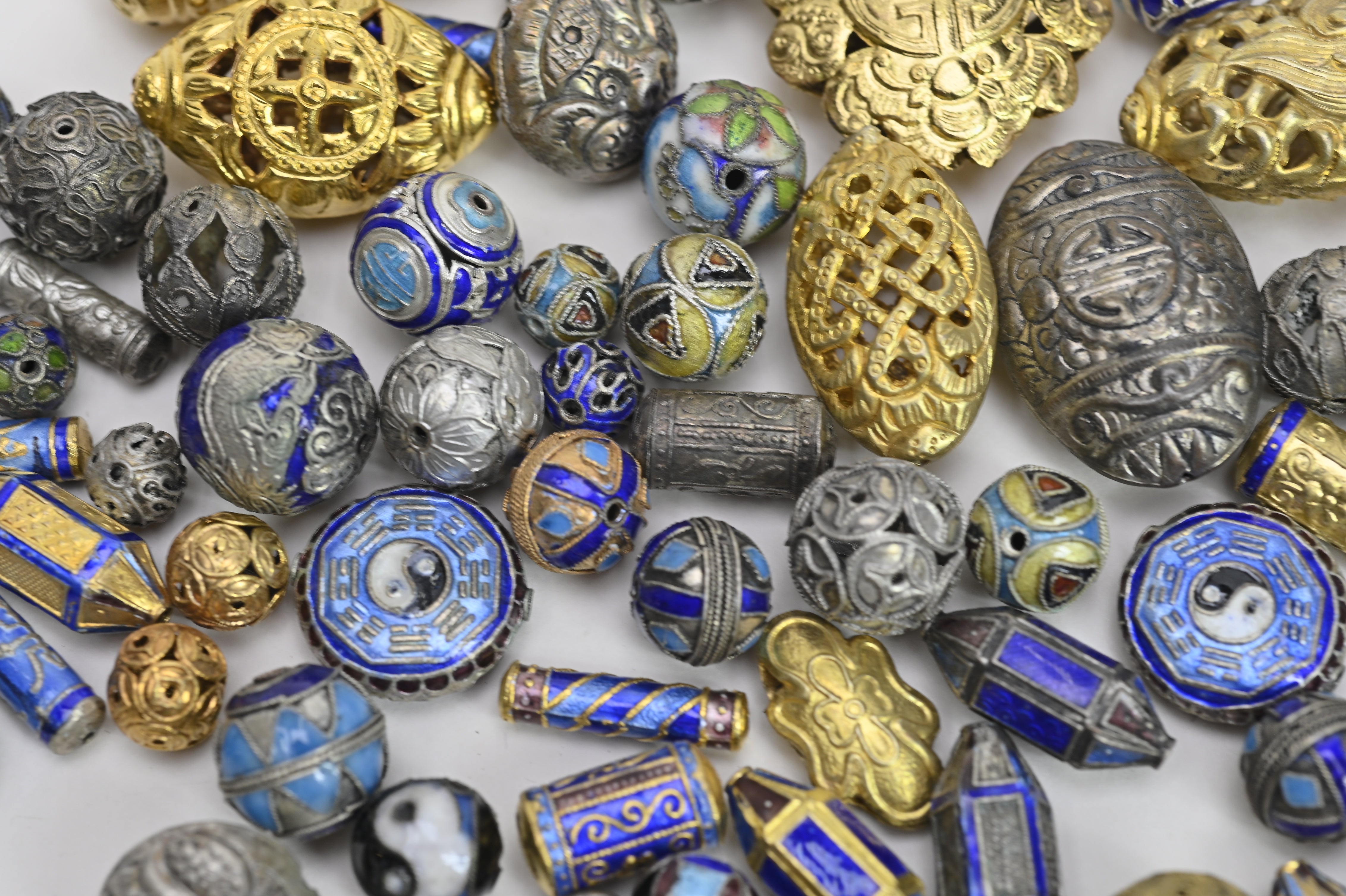 Chinese Enamel, Gold Plated, Silver Plated Beads & Charms – Leekan Designs